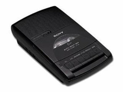 Sony Table-Top Compact Tape Recorder - Dictation Machine - Black (TCM ...