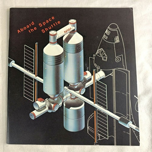 NASA Booklet Aboard The Space Shuttle Space Exploration Program Vintage ...