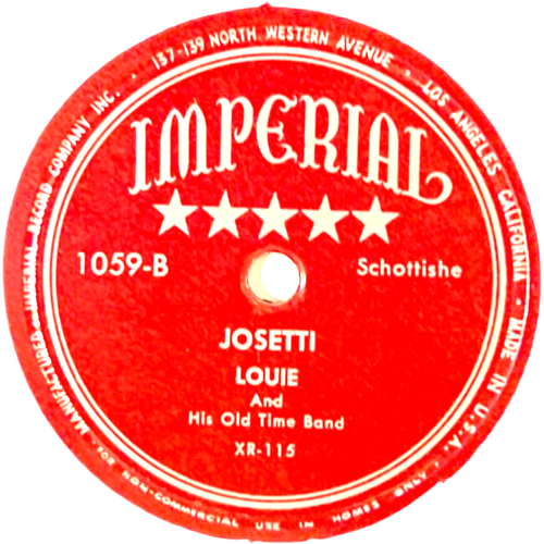 Louie - Cuckoo Waltz / Josetti - Imperial Record 1059 - 10" 78 RPM | eBay