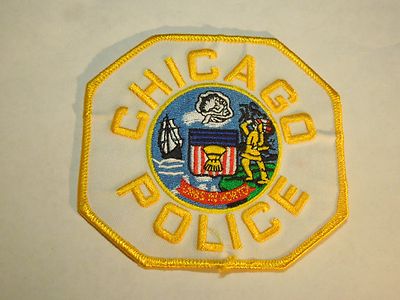 Vintage Chicago Police Department Illinois IL Embroidered Iron On Patch ...
