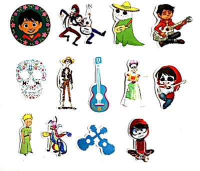 Coco Classic Characters Decal Vinyl Stickers Assorted Lot of 13 Pieces ...