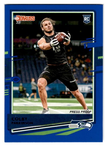 2020 Donruss #277 Colby Parkinson Press Proof Blue | eBay