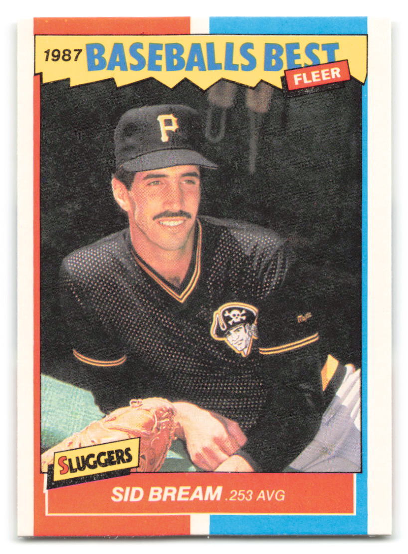 Sid Bream 1987 Fleer Baseball's Best #5 Pittsburgh Pirates | eBay
