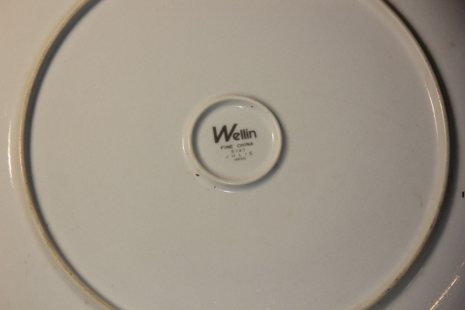 Wellin Fine China 5747 Julie Pink Floral Round Chop Plate Serving ...