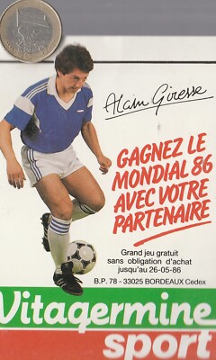 JTD2. Sport. Football. VITAGERMINE SPORT. Alain Giresse. 1986 | eBay