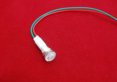 50 Pcs White Panel Mounting LED Indication Signal Pilot Lights 120V AC ...