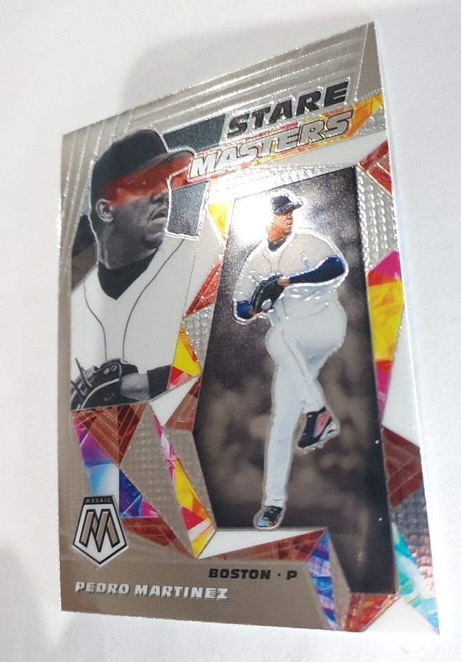 2021 Panini Mosaic Baseball Pedro Martinez Stare Masters #SM12 Boston ...