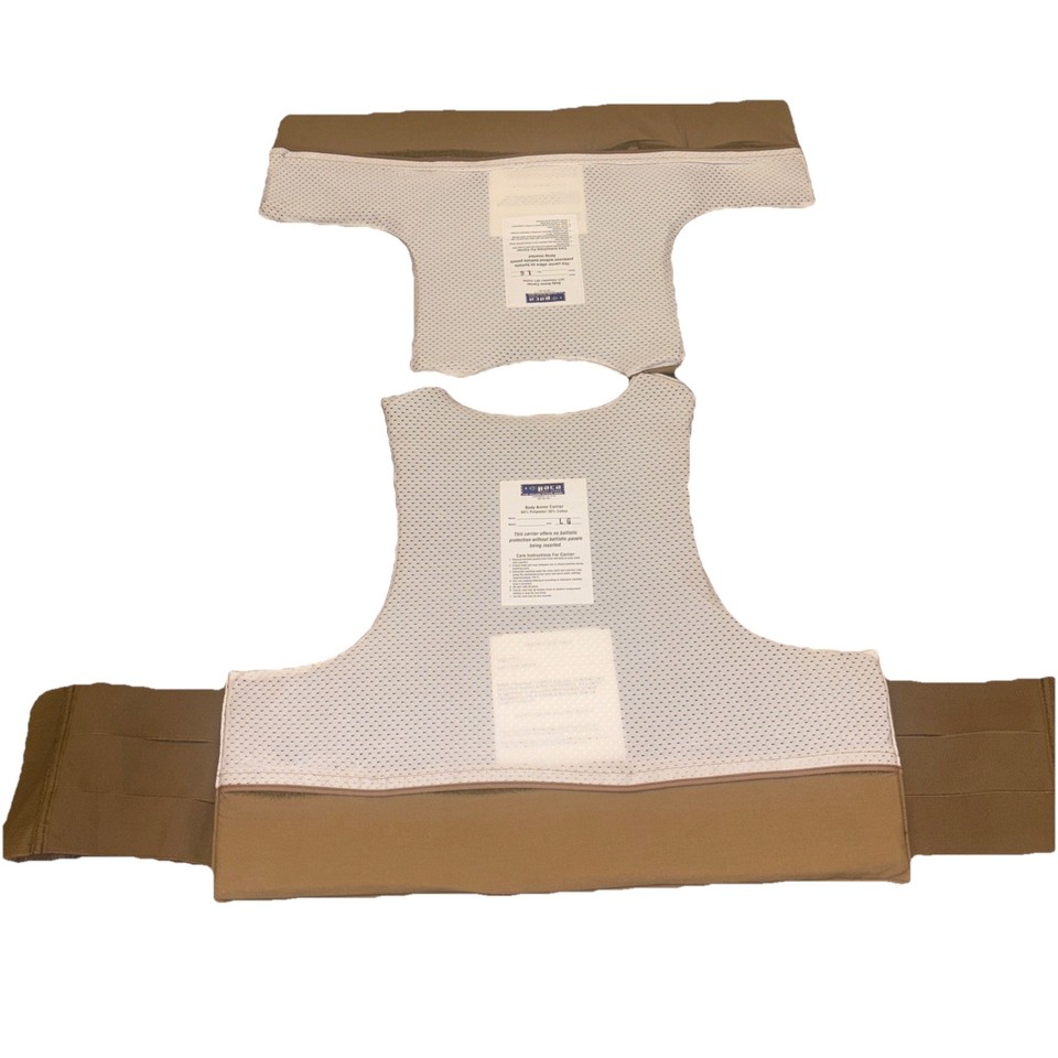 Soft Armor Vest With Ballistic Inserts Armor rating IIIA, 9MM And ...