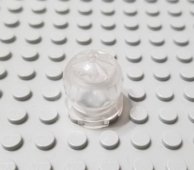 LEGO Translucent Clear Minifigure Castle Crystal Ball Globe Accessory ...