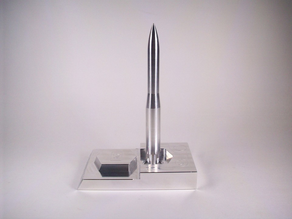 CNC Machined Aluminum Miniature Minuteman III Missile LGM-30G ICBM ...