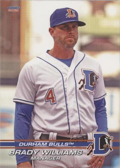 2021 Choice Durham Bulls - Brady Williams #33 (RC) for sale online | eBay