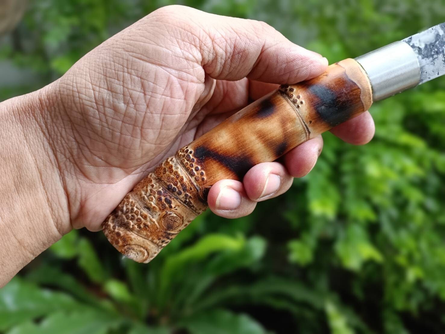 Parang Machete Rambo Thai Hunting knife 8.4” blade handmade forged ...