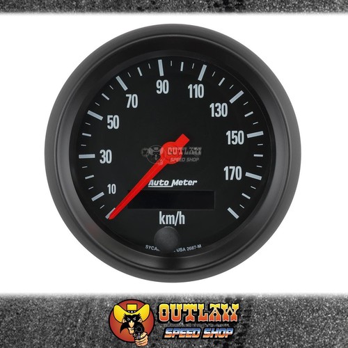 AUTOMETER SPEEDOMETER Z-SERIES ELECTRIC PROGRAMMABLE 3-3/8" 190KPH ...