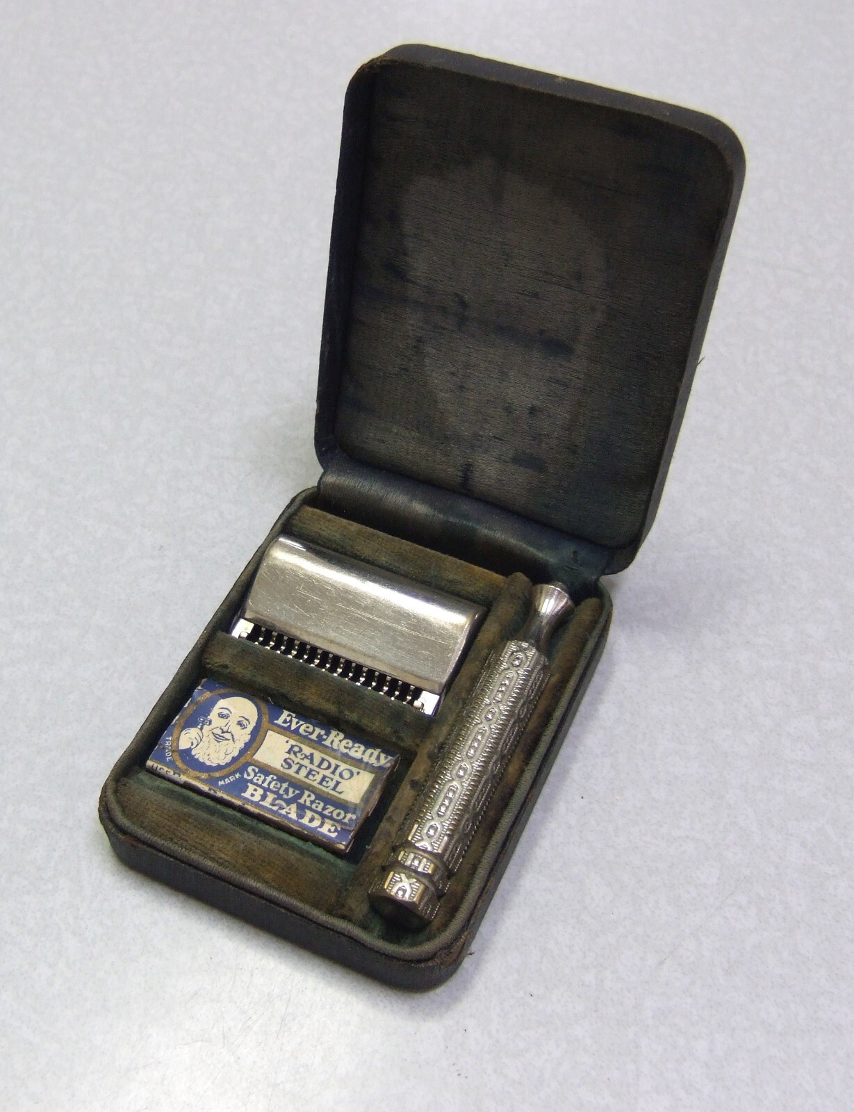 Vintage Ever-Ready 1924 Style Single Edge Safety Razor Set in Case | eBay