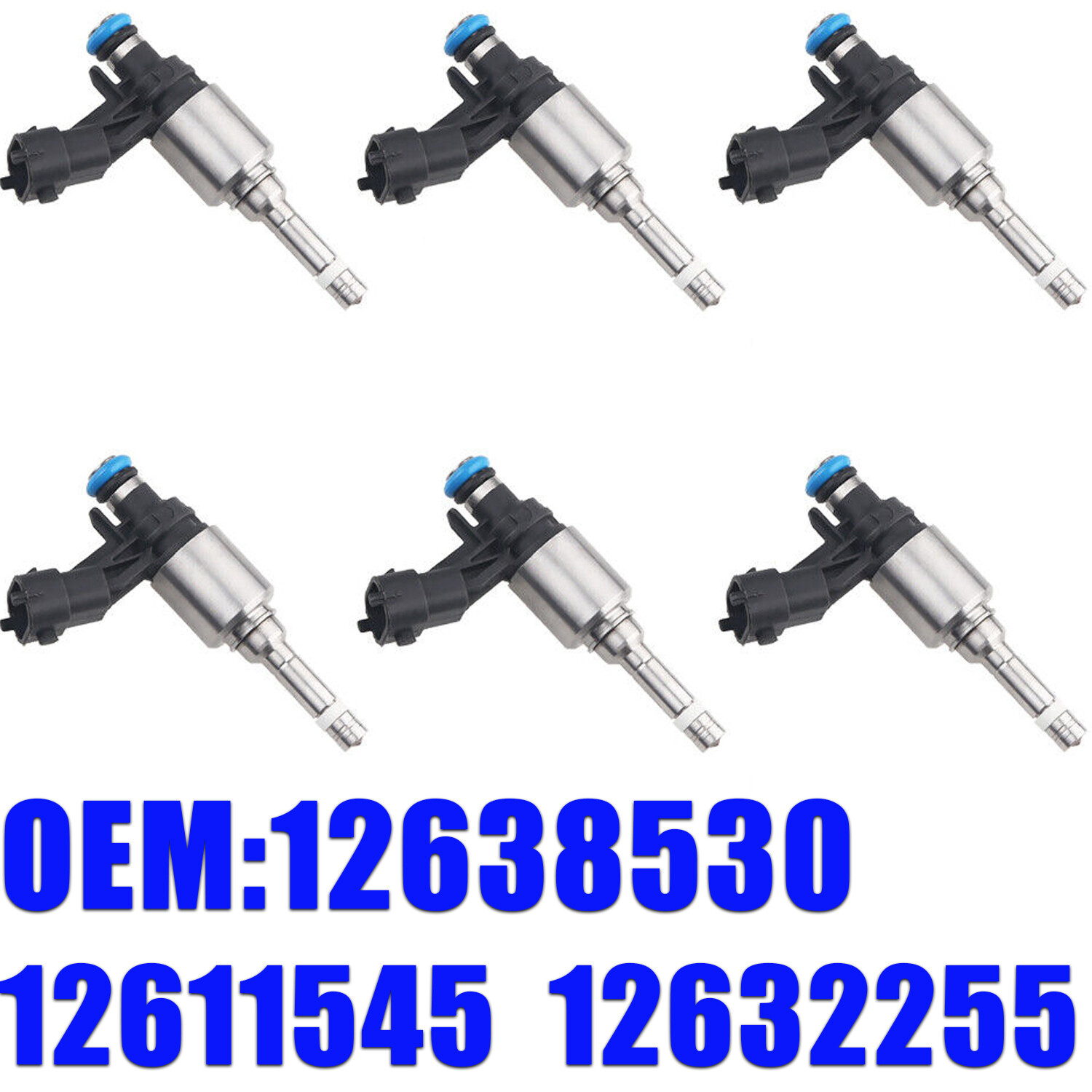 6PCS Fuel Injectors 12638530 For Chevrolet Camaro Traverse GMC Acadia ...