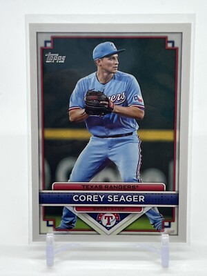 2023 Topps Flagship Collection Corey Seager Silver Pack Exclusive TX ...