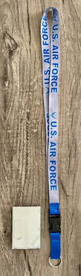 US Air Force USAF 2 Card ID Holder Lanyard | eBay