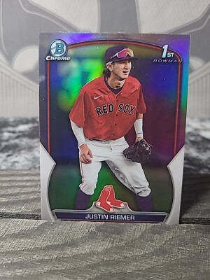 2023 Bowman Draft Justin Riemer 1st Bowman Refractor SP | eBay