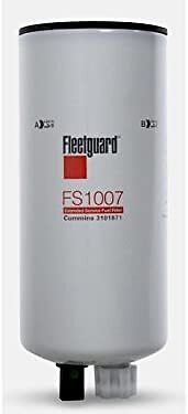 FLEETGUARD FS1007 - Fuel filter cross reference