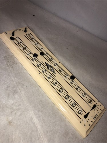Cribbage Board Plastic Slider by Curtis Peg less Woodstock New ...