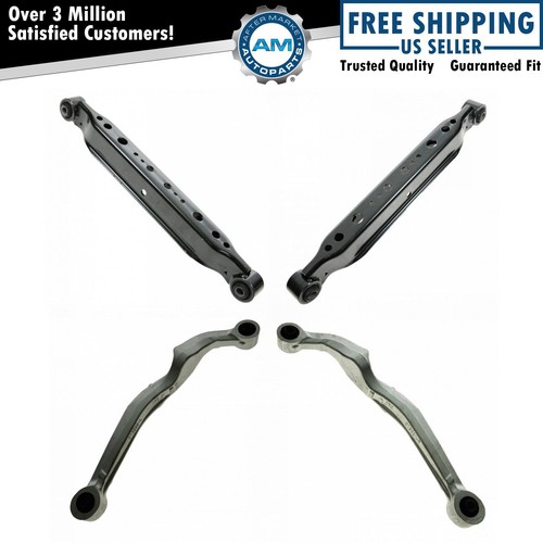 Rear 4 Piece Upper Control Arm & Lower Trailing Arm Kit Set for Nissan ...