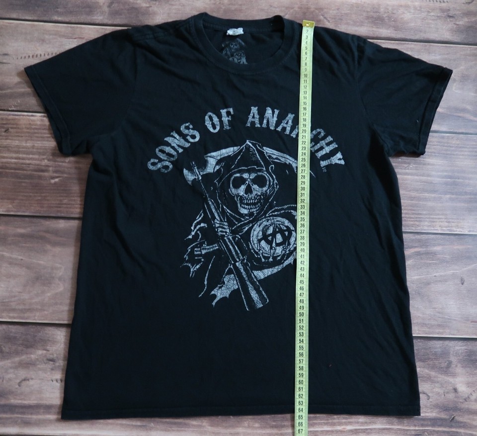 Vintage Sons of Anarchy Merch Aop Print Tee Music Promo Band Y2K, Men`s ...