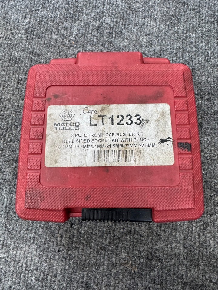 Matco Tools LT1233 3PC Chrome Cap Buster Set W/Case | eBay