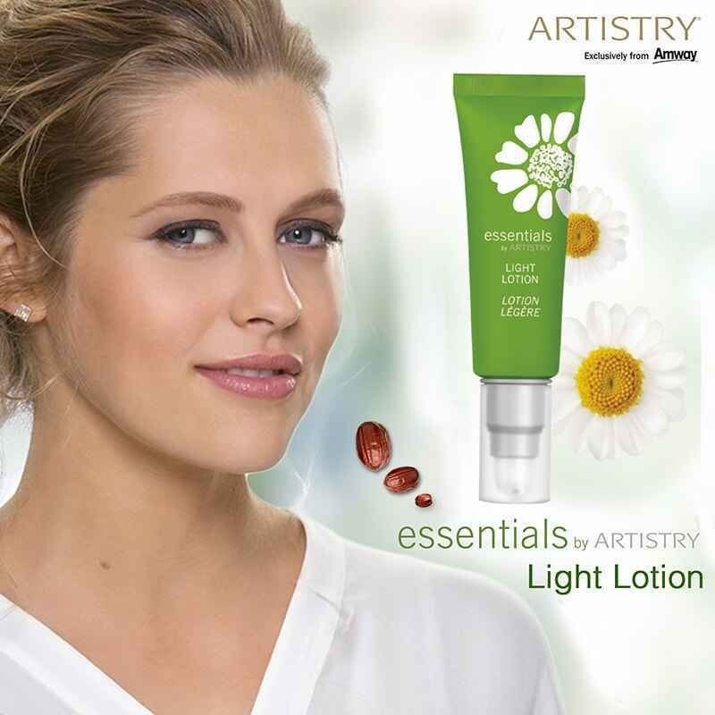 Amway Essentials by ARTISTRY Light Lotion 50 ml for skin hydration free ...