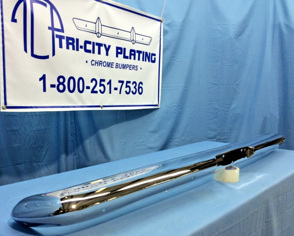 1963 PLYMOUTH VALIANT FRONT BUMPER *FRESH CHROME* | eBay