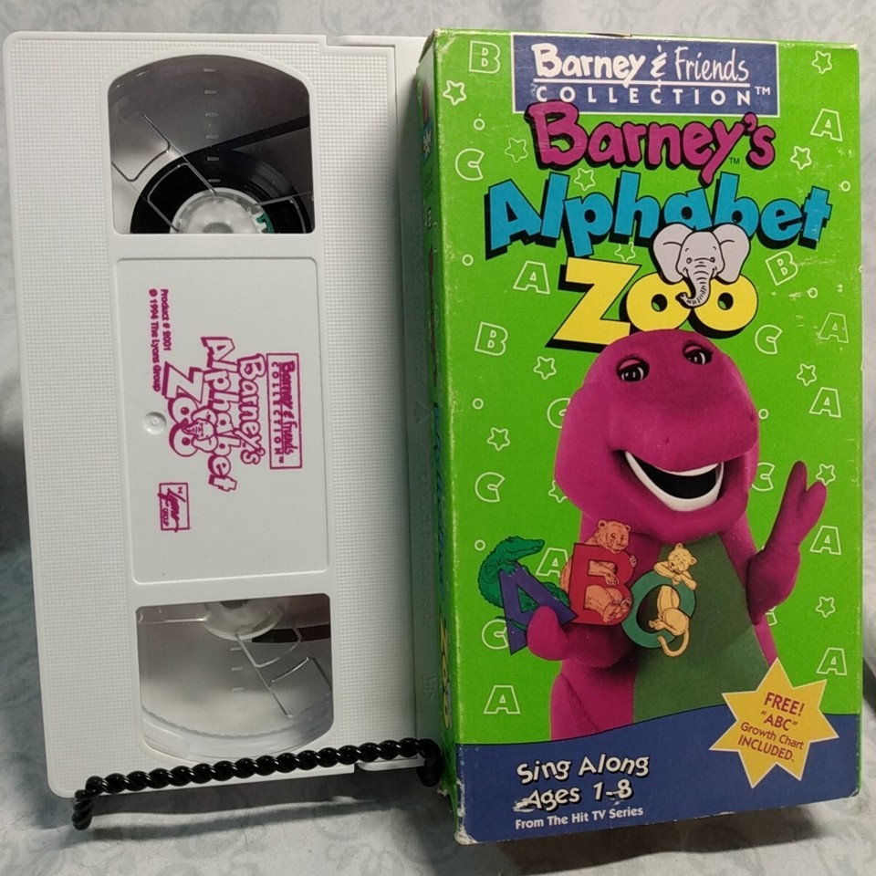 Barney - Barneys Alphabet Zoo (VHS, 1994) Barney And Friends Collection ...