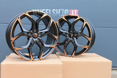 Cupra Formentor R19 5x112 4x19 inch alloys 8.5j Black Copper Wheels VW ...