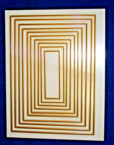 Anna Griffin Concentric Rectangle Die Set 10 piece - Card Making & Scrapbooking | eBay