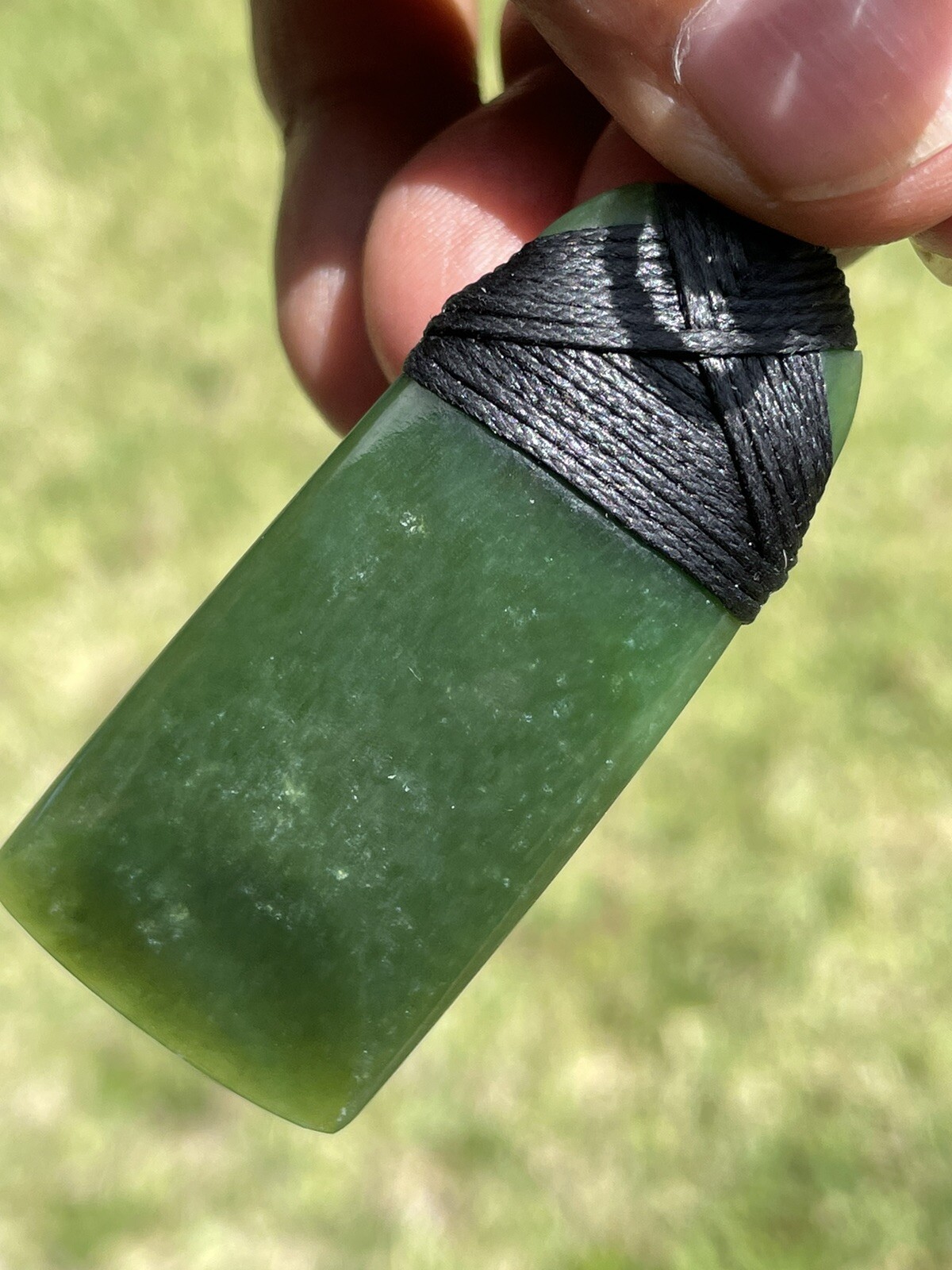 SMALL Nephrite Pounamu Maori ADZE TOKI New Zealand RARE MARSDEN GRASS ...