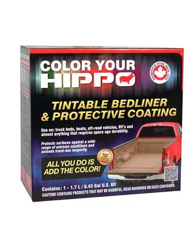 Dominion Sure Seal BCYH Color Your Hippo Bed Liner Kit Half Gallon Kit ...