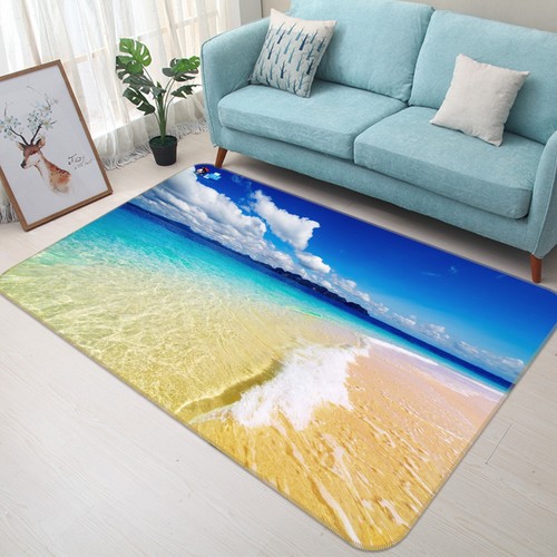 3D Sea Beach Freedom NBC632633 Game Rug Mat Elegant Photo Carpet Mat ...