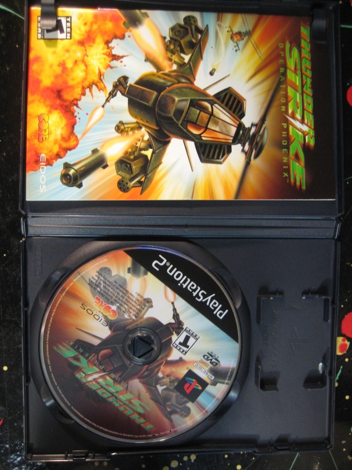ThunderStrike PS2 PlayStation 2 Attack Helicopter Chopper Sim Game ...