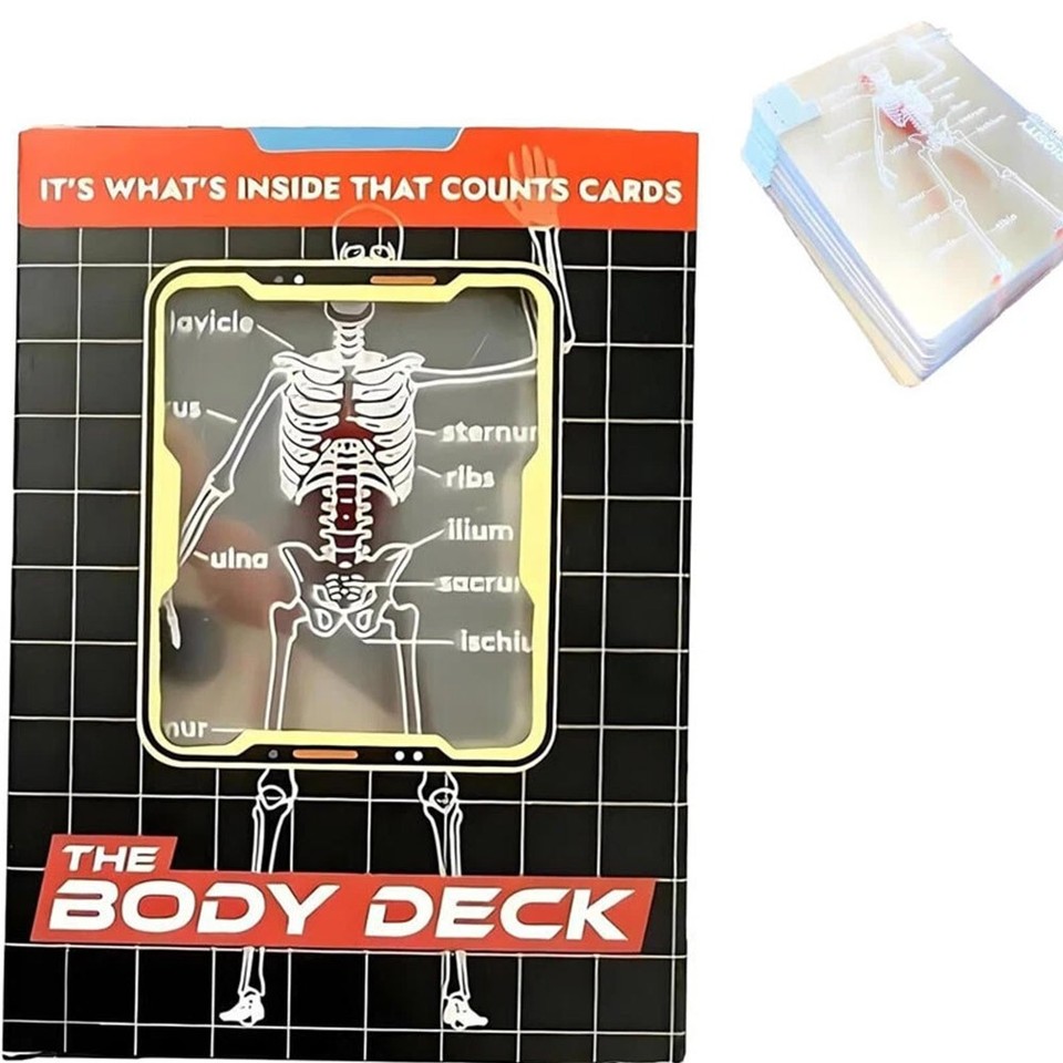 The Body Deck Human Anatomy Poker Playing Cards 3D Image | eBay Australia