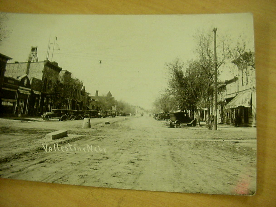 Valentine Nebraska RPPC Postcard Street Scene Downtown | eBay