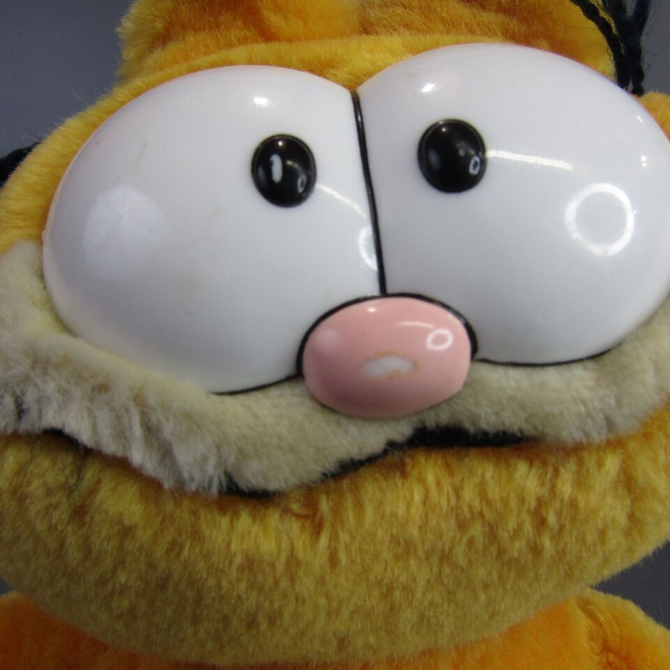 Vintage Garfield Dakin Plush Doll 1981 Stuffed Animal Toy 9" Standing ...