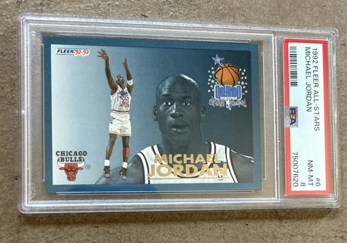 MICHAEL JORDAN 1992 Fleer All Stars #6 All Star Weekend PSA 8 | eBay