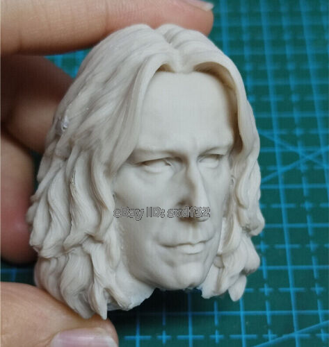 1:6 Head Sculpt Severus Snape Alan Rickman Carved Fit 12inch Male ...
