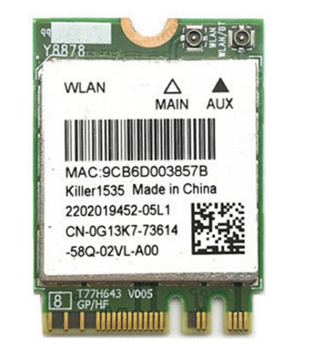 Atheros Killer 1535 AC NGFF QCNFA364A Dual band WiFi 867M BT4.1 ...