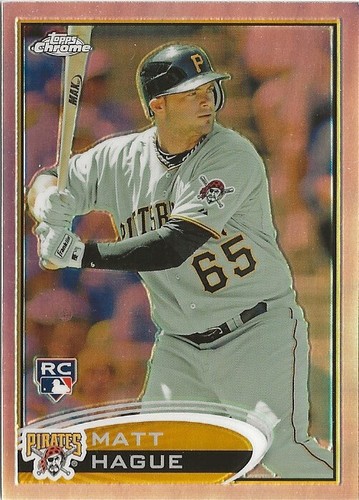 2012 Topps Chrome Matt Hague Refractor SP RC #190 Pittsburgh Pirate | eBay
