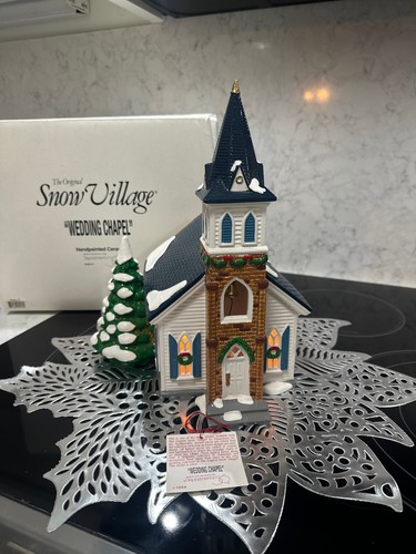 Dept 56 Snow Village Wedding Chapel 54640 Light Cord Tag | eBay