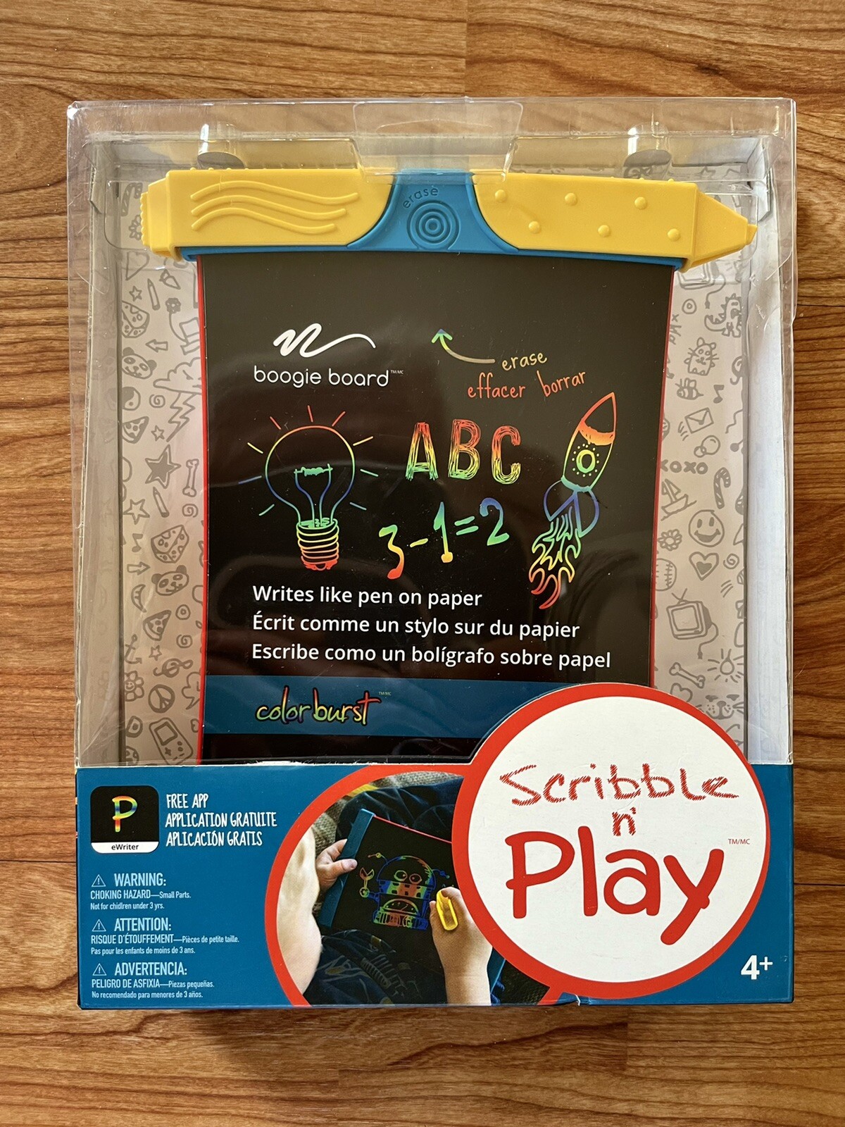 Boogie Board Scribble n Play Color Burst LCD Writing eWriter 3 Drawing ...