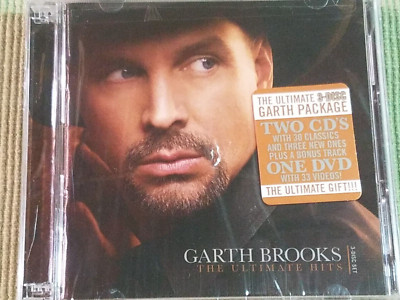 GARTH BROOKS THE ULTIMATTHE ULTIMATE HITS 2 CD/DVD SET NEW FACTORY ...