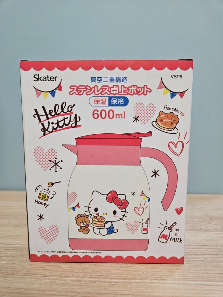 Sanrio Japan Hello Kitty Thermos Kettle Jug Vacuum Insulated Tea Pot ...