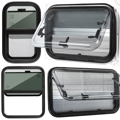Camper Van Motorhome Cassette Windows Hinged & Sliding Conversion ...