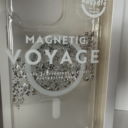 Mvmt Magnetic Voyage Silver Transparent Glitter iPhone 14 Pro Max Case ...