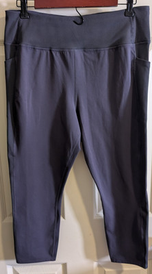 Athletic Works Womens Size XL 16-18 Gray Capri Athletic Pants Side ...